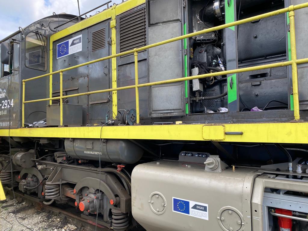 The second dual-fuel shunter locomotive in the Baltics